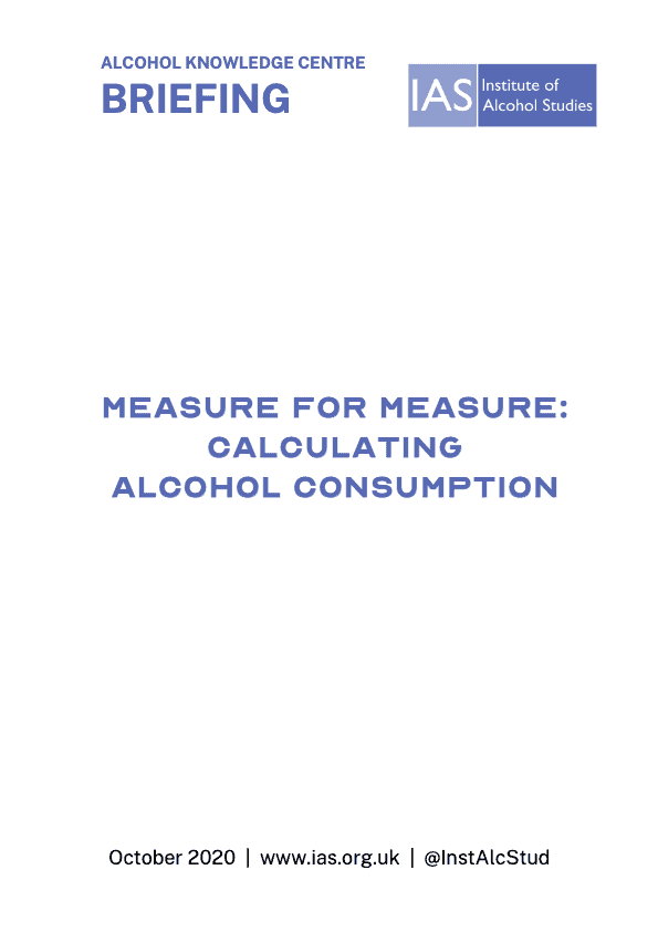 Consumption - Institute of Alcohol Studies