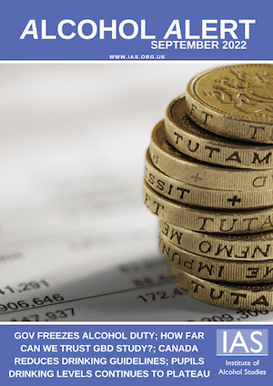 September 2022 - Institute of Alcohol Studies